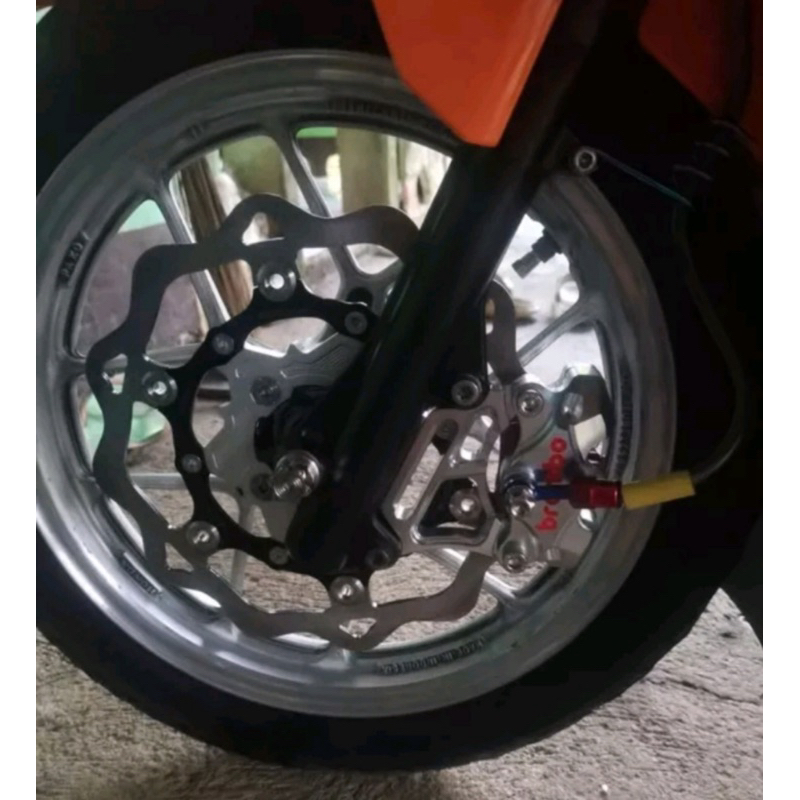 Brake caliper 2pot with bracket 220mm/260mm for honda beat fi and honda ...