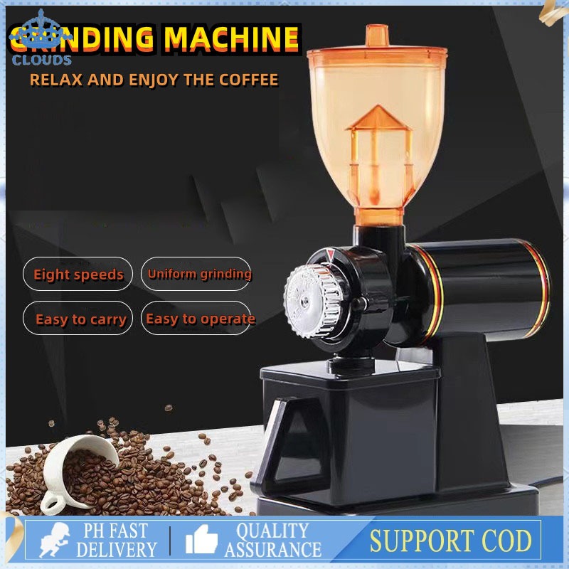 Home electric coffee bean grinder, hand push coffee bean grinder, one ...