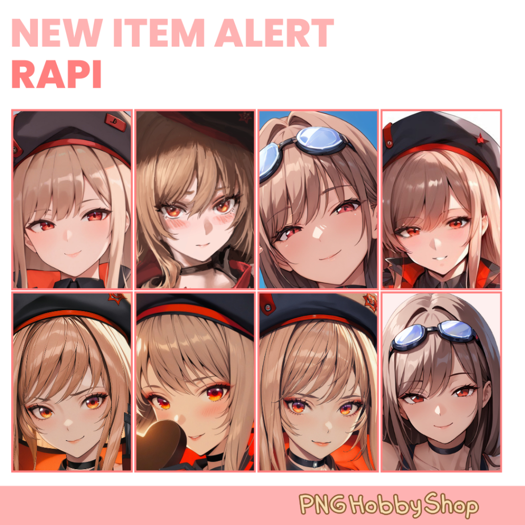 Rapi Goddess of Victory: NIKKE Anime Photocards and Keychains - PNG ...