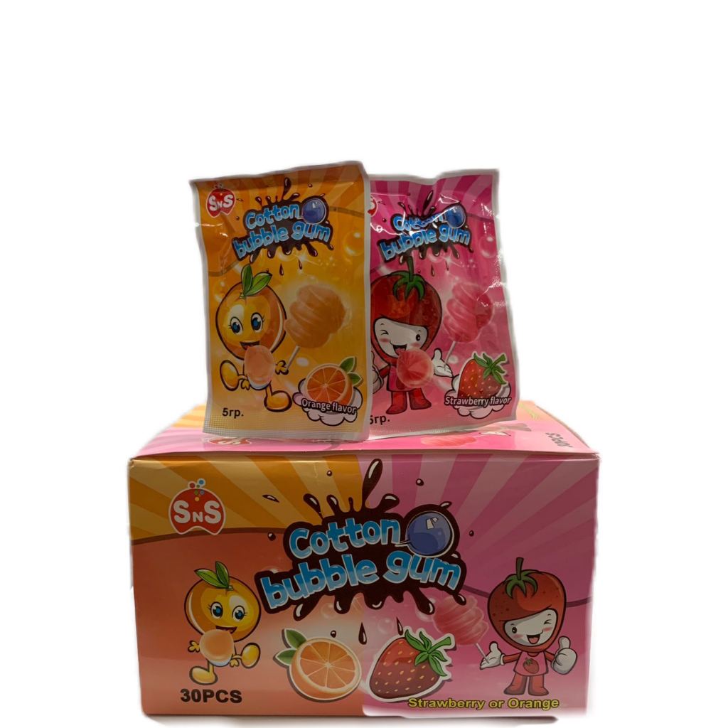 Cotton Candy Bubble Gum Candy Chew Candies SUGAR CRASH | Shopee Philippines