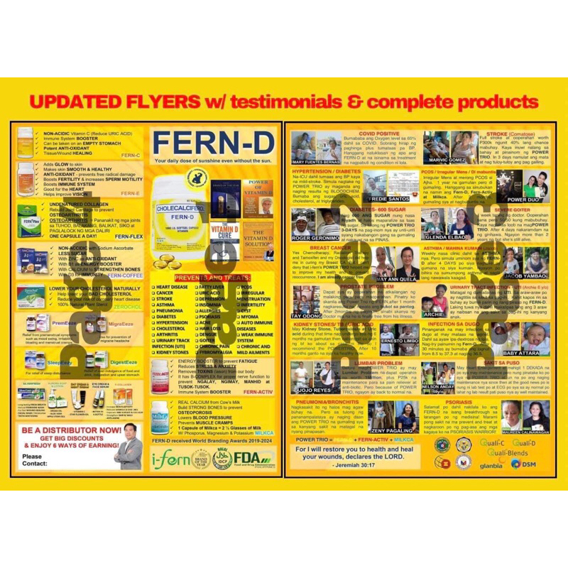 100pcs IFERN FLYERS All products | Shopee Philippines