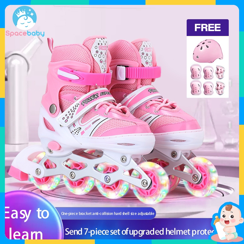 Roller skates for kids Adjustable Inline Skate Roller Skating Shoes ...