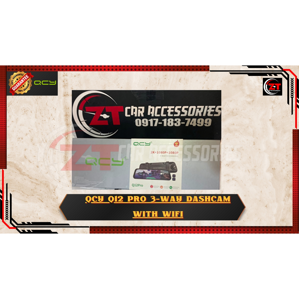 QCY-Q12PRO 3 WAY RECORDING 𝐃𝐀𝐒𝐇𝐂𝐀𝐌 | Shopee Philippines