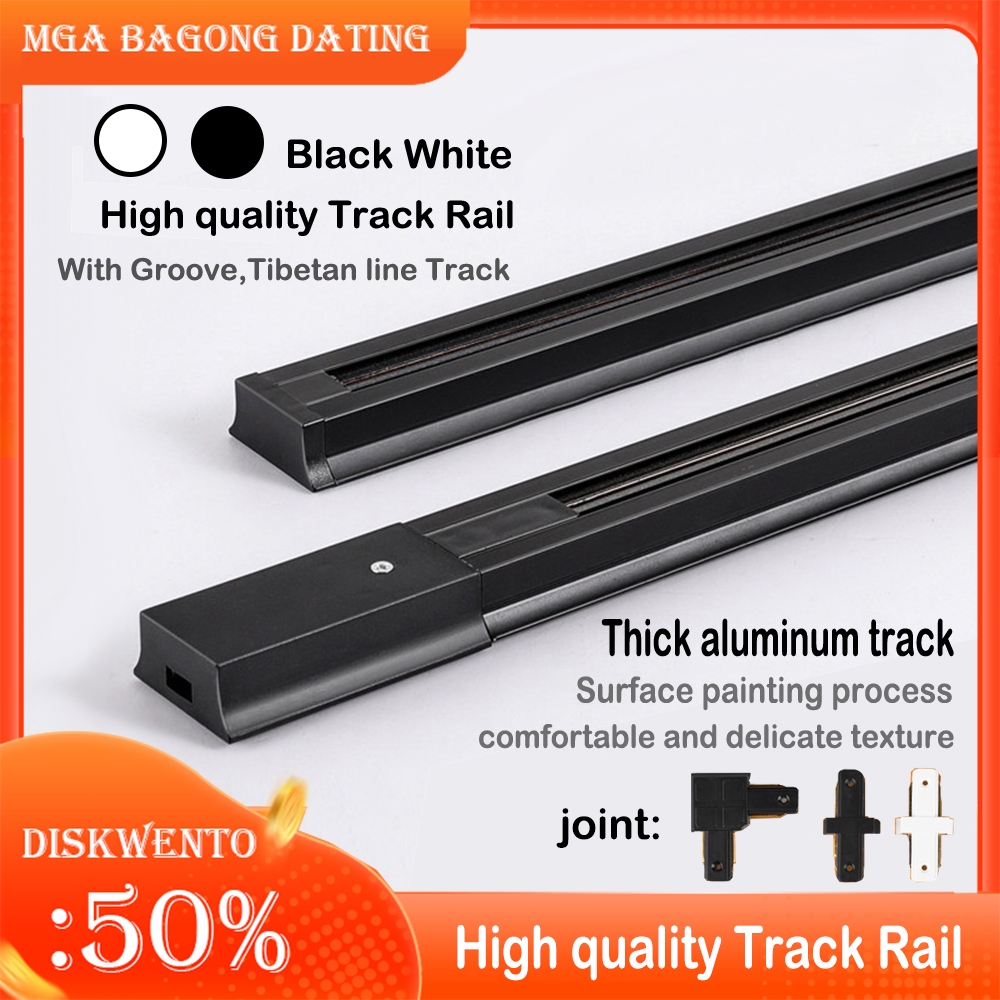 Track Bar For Track Light PVC Material Track Light Rail Surfaced ...