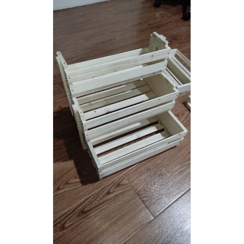 Wooden Condiments/Coffee Syrup/Sauce/Bottle Rack - 3 Layers - LARGE (40 ...