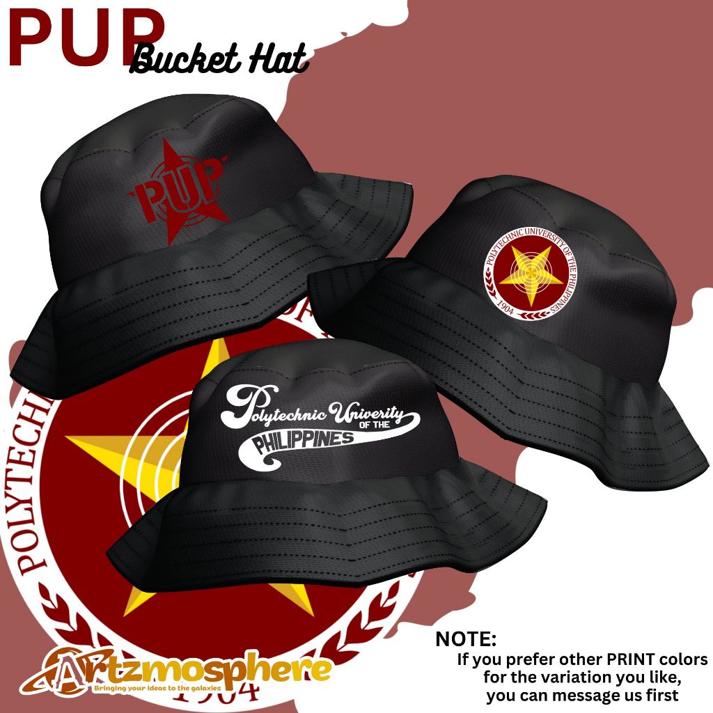 PUP POLYTECHNIC UNIVERSITY OF THE PHILIPPINES BUCKET HAT BAKIT KA ...