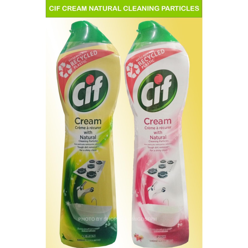 CIF Cream with Natural Cleaning Particles 500ml gdS41207 | Shopee ...