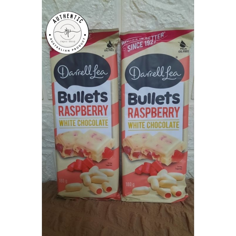 Darrell Lea Bullets Raspberry White Chocolate 180g | Shopee Philippines
