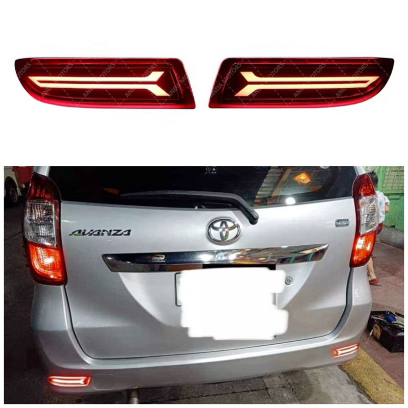 Toyota Avanza 2013 - 2020 Rear Bumper Reflector with Light | Shopee ...