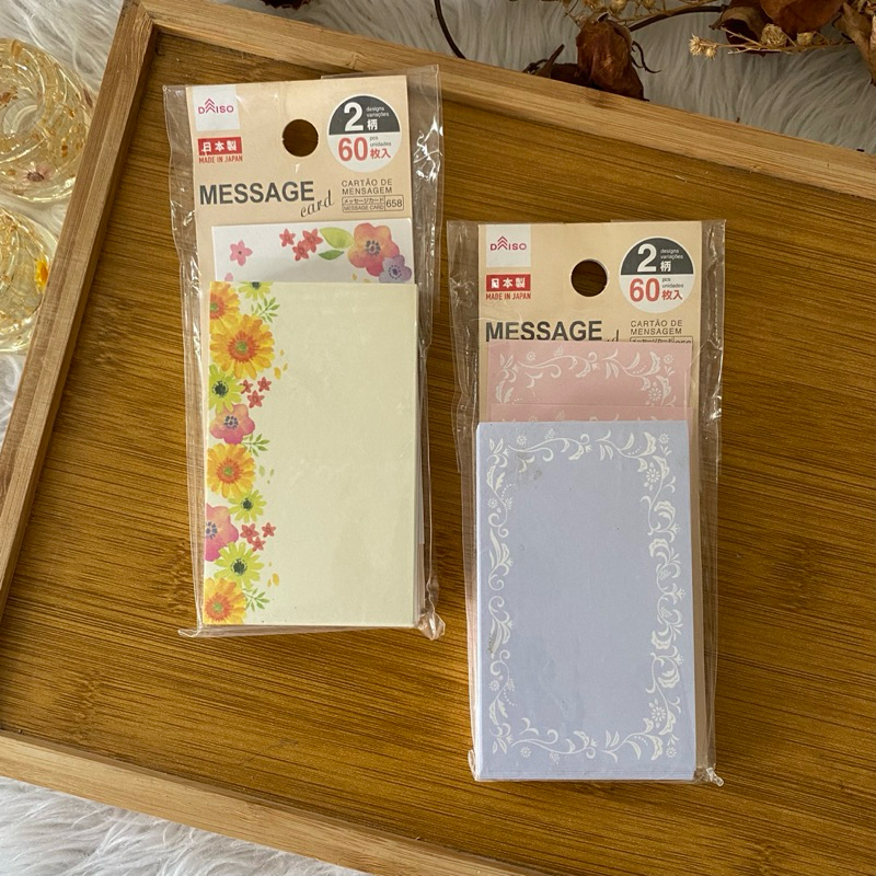 Daiso Japan Message Card | Shopee Philippines