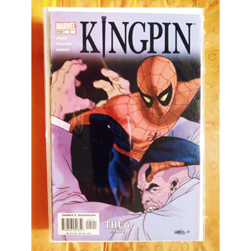 Kingpin 5 Marvel Comic Book FN 2003 vs. Spider-Man | Shopee Philippines