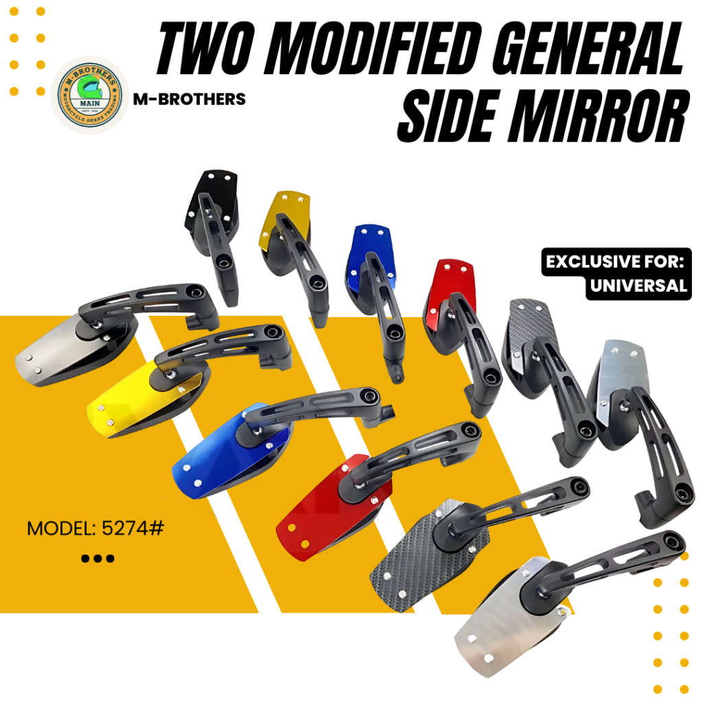 #5274 Universal Side Mirror Practical Use Of Two Modified General Side ...