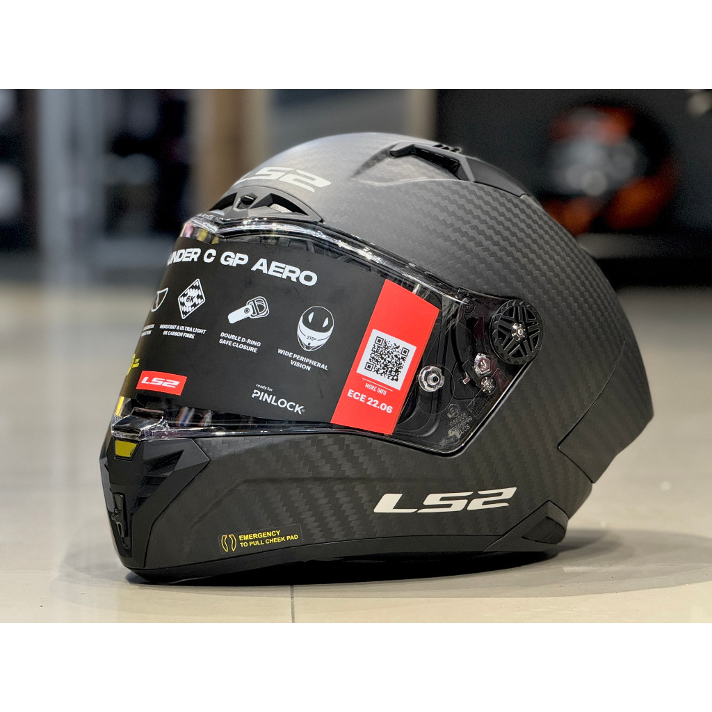 LS2 FF805C Thunder GP Aero Carbon Full Face Helmet | Shopee Philippines