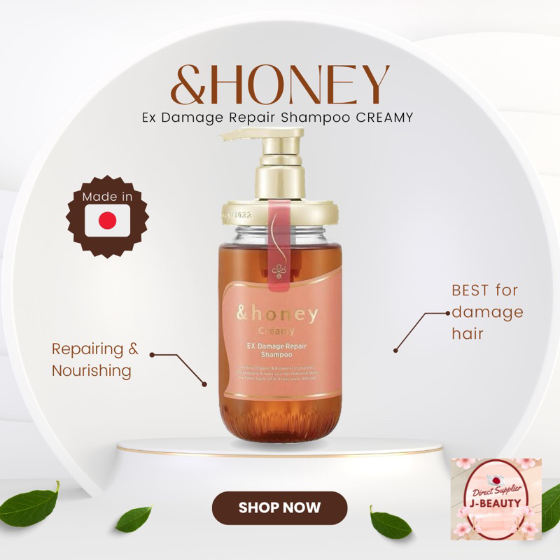 &honey Ex Damage Repair Shampoo CREAMY 440ml | Shopee Philippines