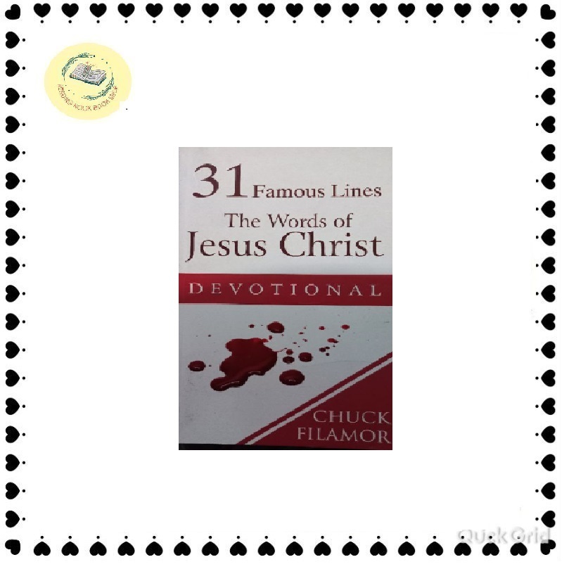 31 Famous Lines The Words of Jesus Christ Devotional | Shopee Philippines