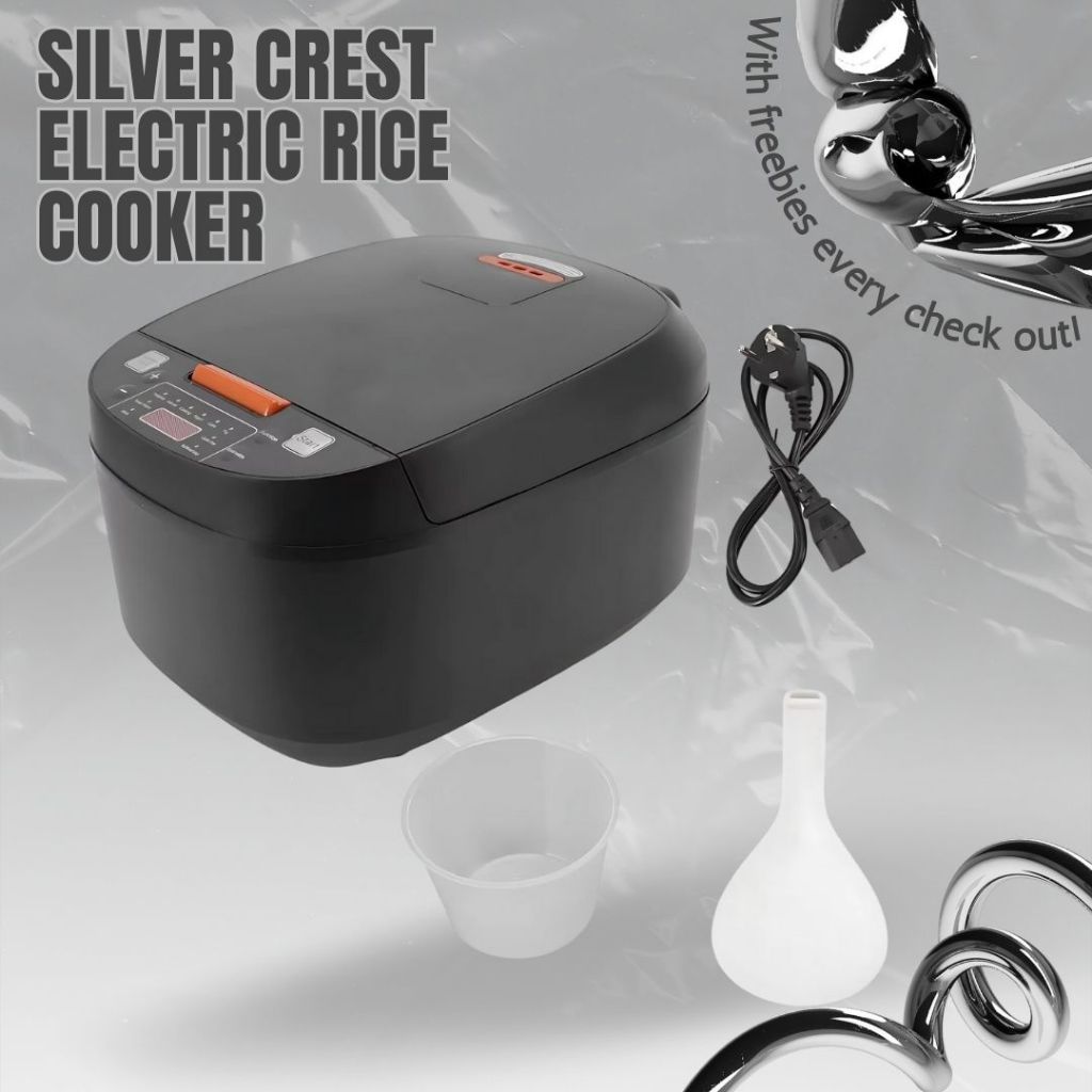 SILVER CREST ELECTRIC RICE COOKER MULTI-FUNCTION RICECOOKER 6L | Shopee ...