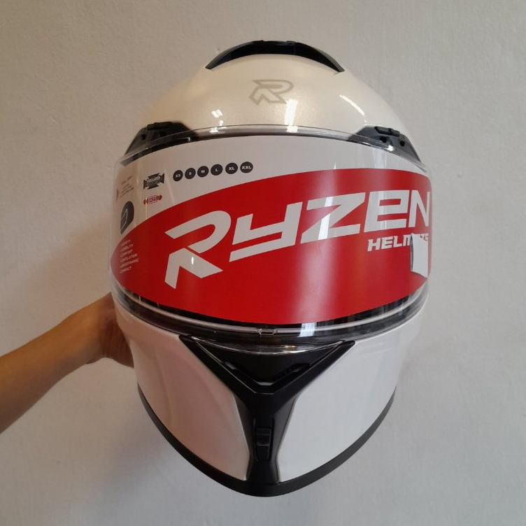 Helmet Ryzen ZX-400 Modular Palin Dual Visor Flip Up 3650001 | Shopee ...