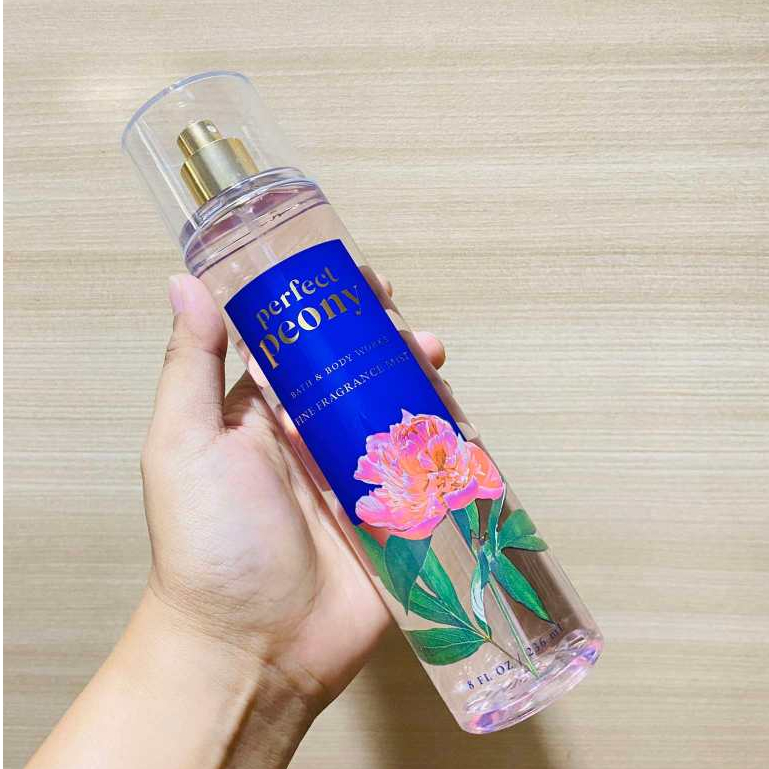 Perfect Peony Bath & body works fine fragrance mist 236ml | Shopee ...