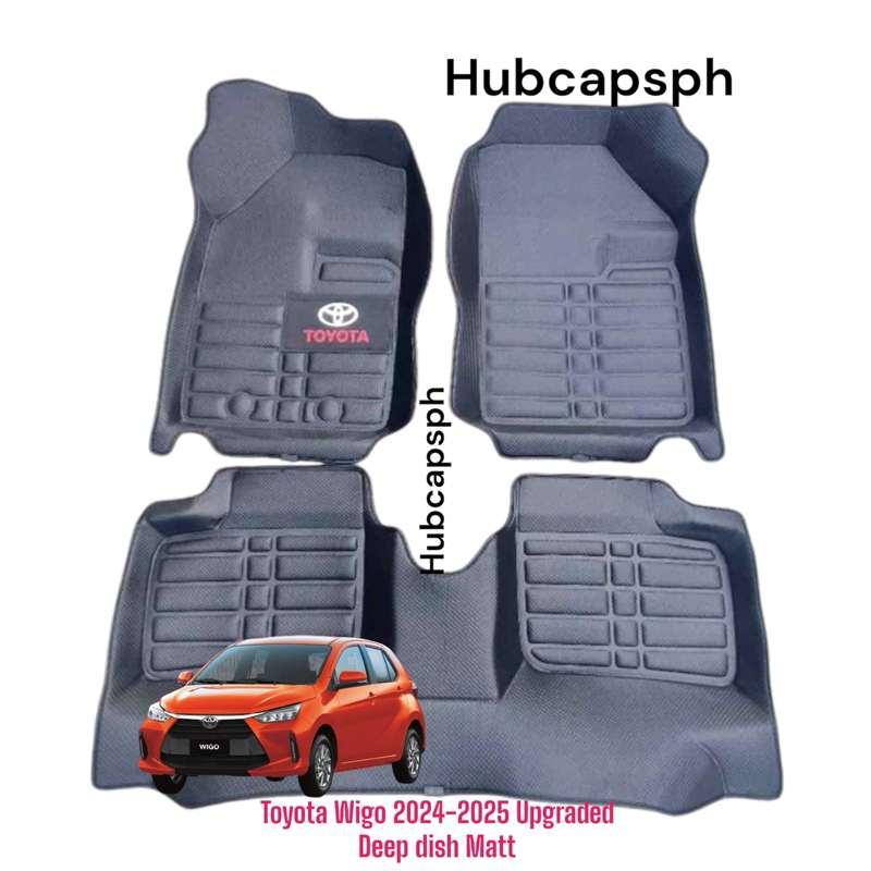 Premium Matting for NEW Toyota Wigo 2024-2025 Deep Dish Car Matt ...