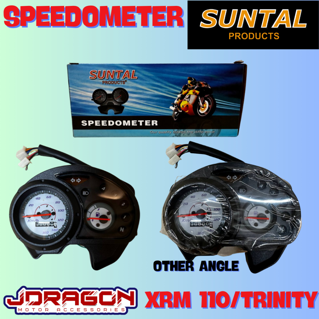 SUNTAL SPEEDOMETER ASSY. (XRM 110/ XRM TRINITY) | Shopee Philippines