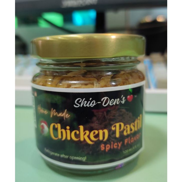 Shiodens Spicy Flavor Chicken Pastil in a Jar 120 ML Size | Shopee ...
