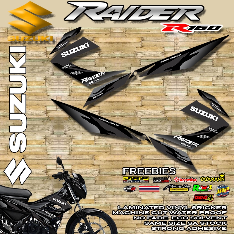 RAIDER 150 CARB REBORN DECALS STICKER (FI DESIGN INSPIRED) WITH ...