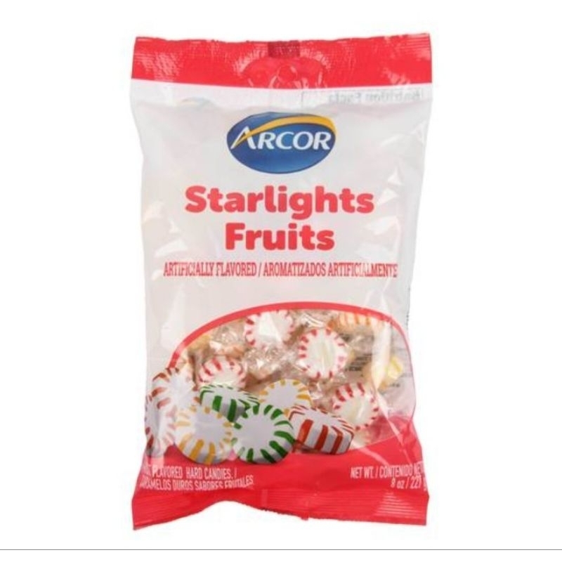 Arcor Starlights Fruits Flavored Candy Discs Hard Candy 226g | Shopee ...