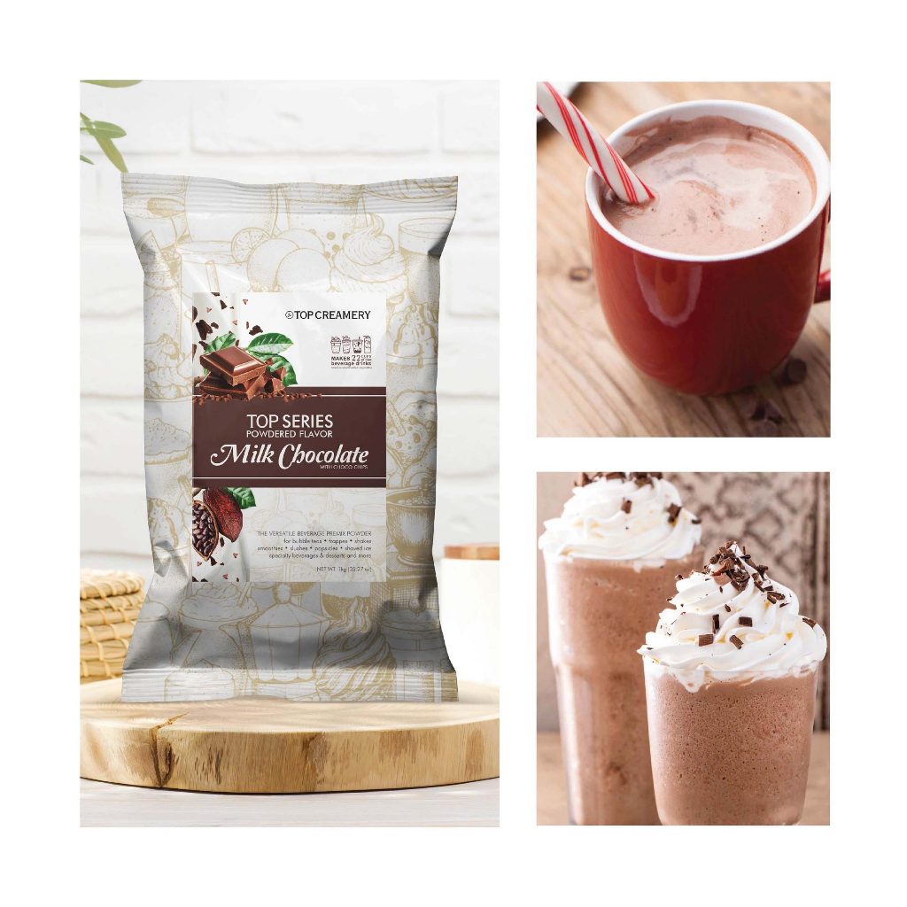 TOP CREAMERY MILK CHOCOLATE WITH CHOCO CHIPS FLAVORED POWDER 1kg ...