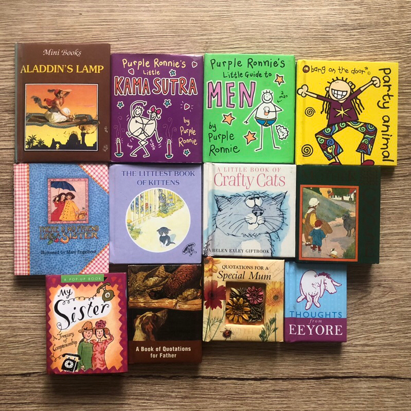 Assorted Mini and Small Books (Hardbound) | Shopee Philippines