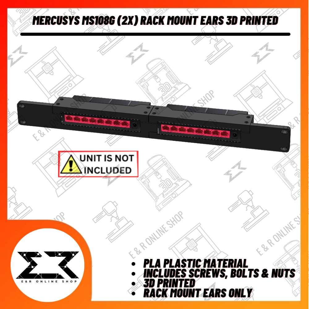 MS108G (2X) Rack Mount Ears 3D Printed | Shopee Philippines