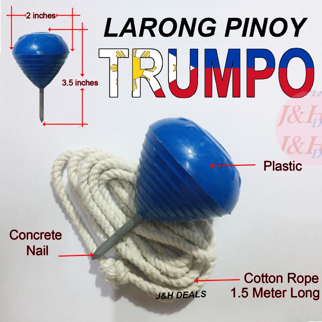 Trumpo Turompo Larong Pinoy Spinning Tops for Kids | Shopee Philippines