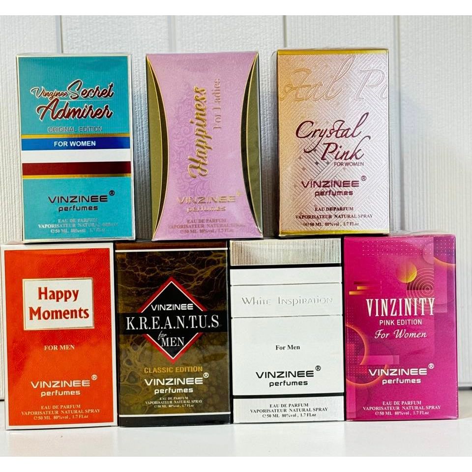 Vinzinee Perfumes 50ml/ Variety of Scents Available for Women & Men ...