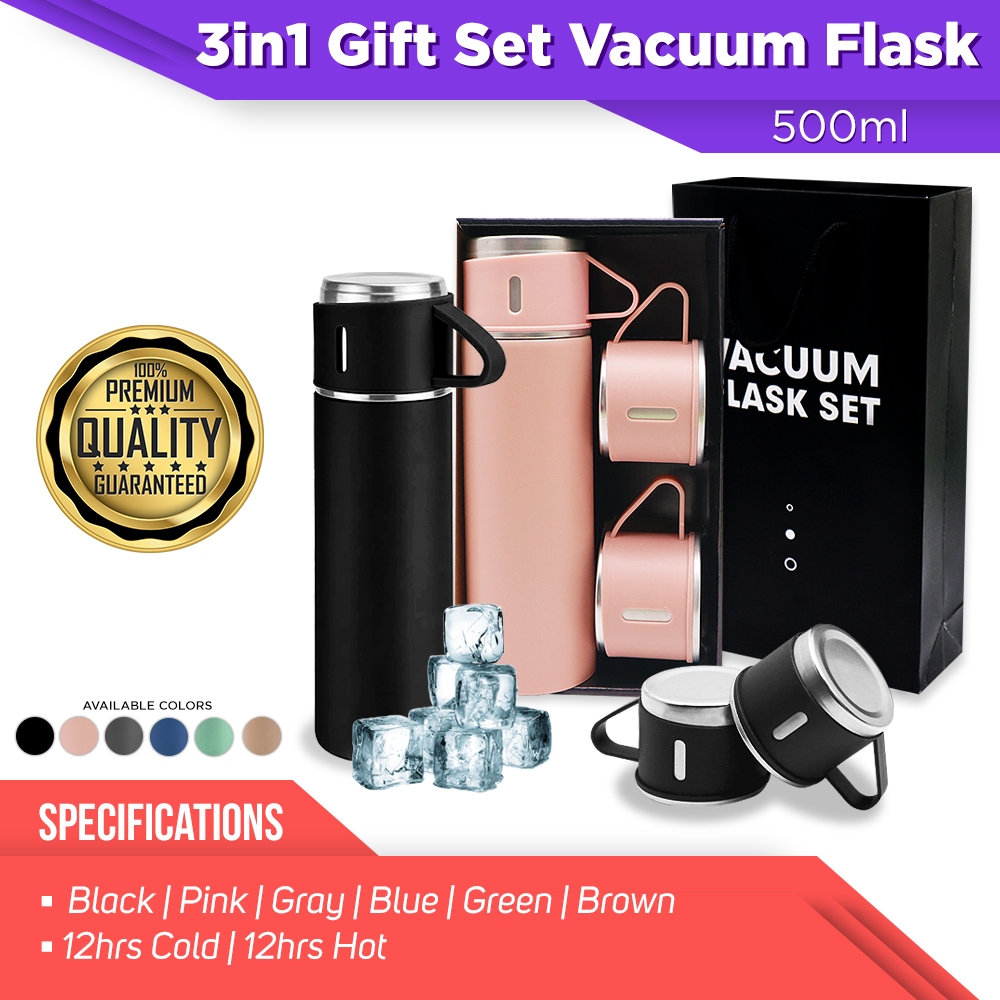 3 in 1 Gift Vacuum Flash Set 500ml | Shopee Philippines