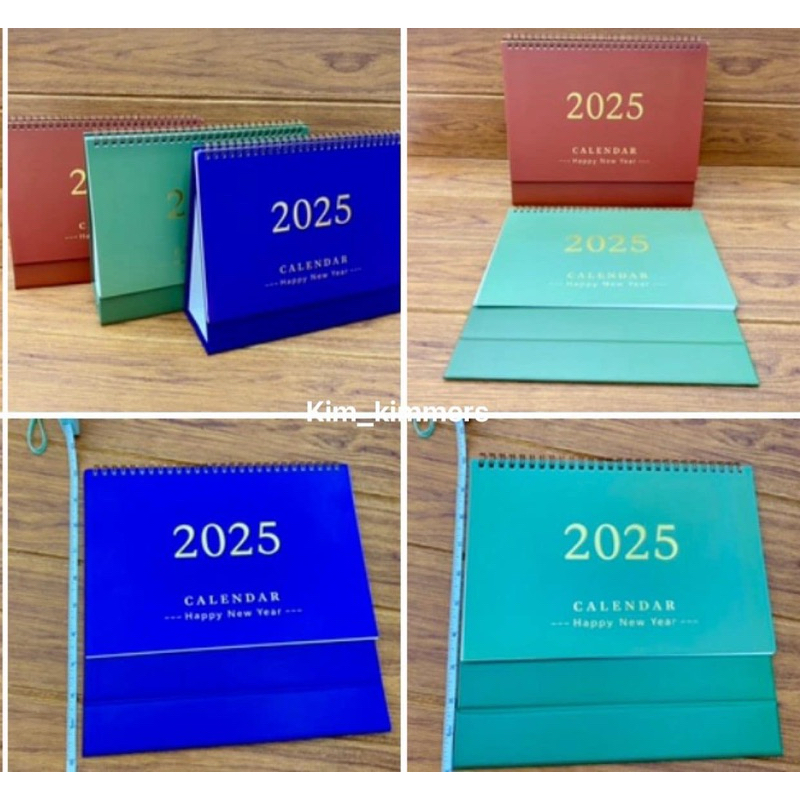 2025 Big Desk 10x10 inches Plain Table Calendar Large calendar | Shopee ...