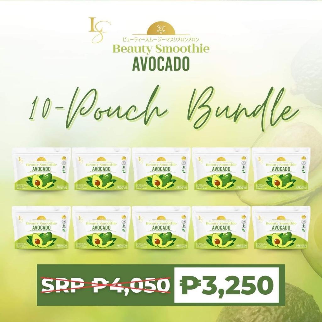 LUXE BEAUTY SMOOTHIE AVOCADO BUNDLE (10 POUCH) | Shopee Philippines