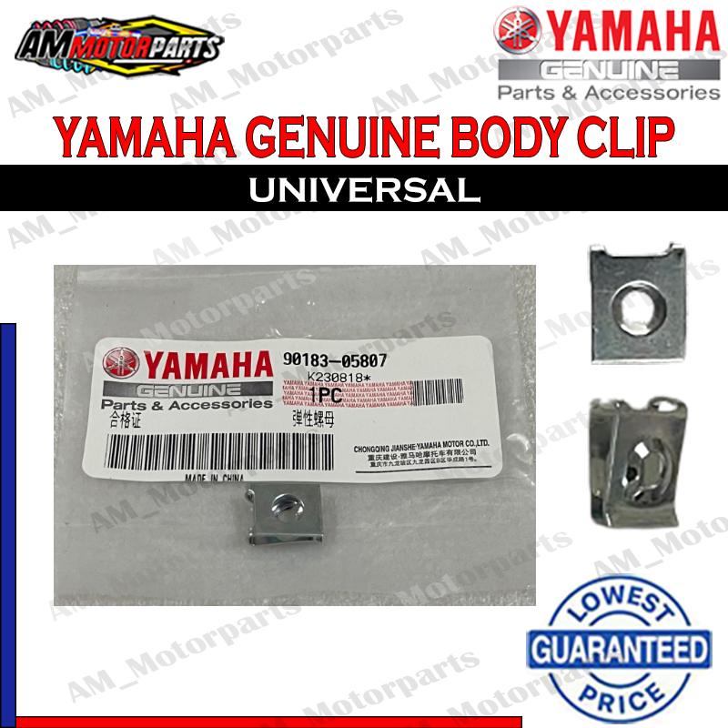 YAMAHA NUT CLIP SCREW (90183-05807) YAMAHA GENUINE PARTS | Shopee ...