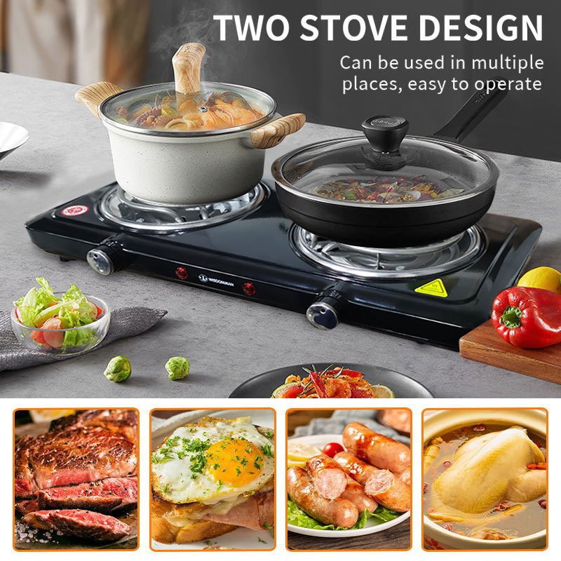 WISDOMMAN Igniter 2 Burner Household Multi-purpose hot pot Dual Purpose ...