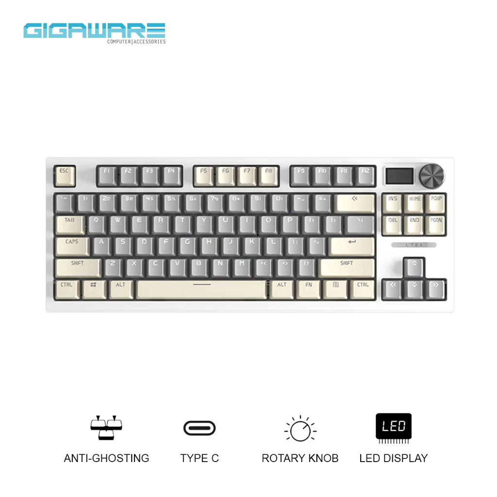 Langtu LT84 84 Keys Tri-Mode Wired Hot-swappable Mechanical Keyboard ...