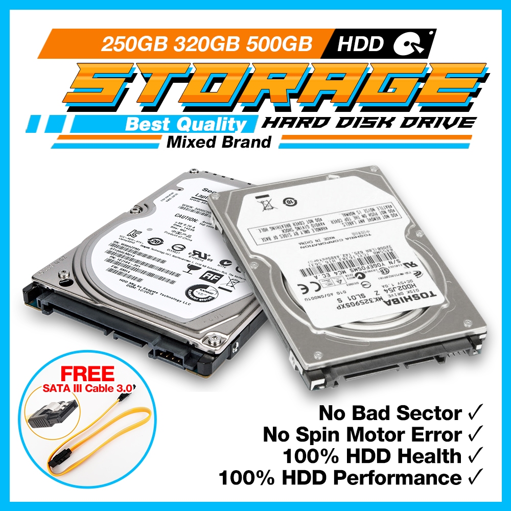 Desktop Hard Disk Drive Storage | Different Capacity - Mixed Brand ...