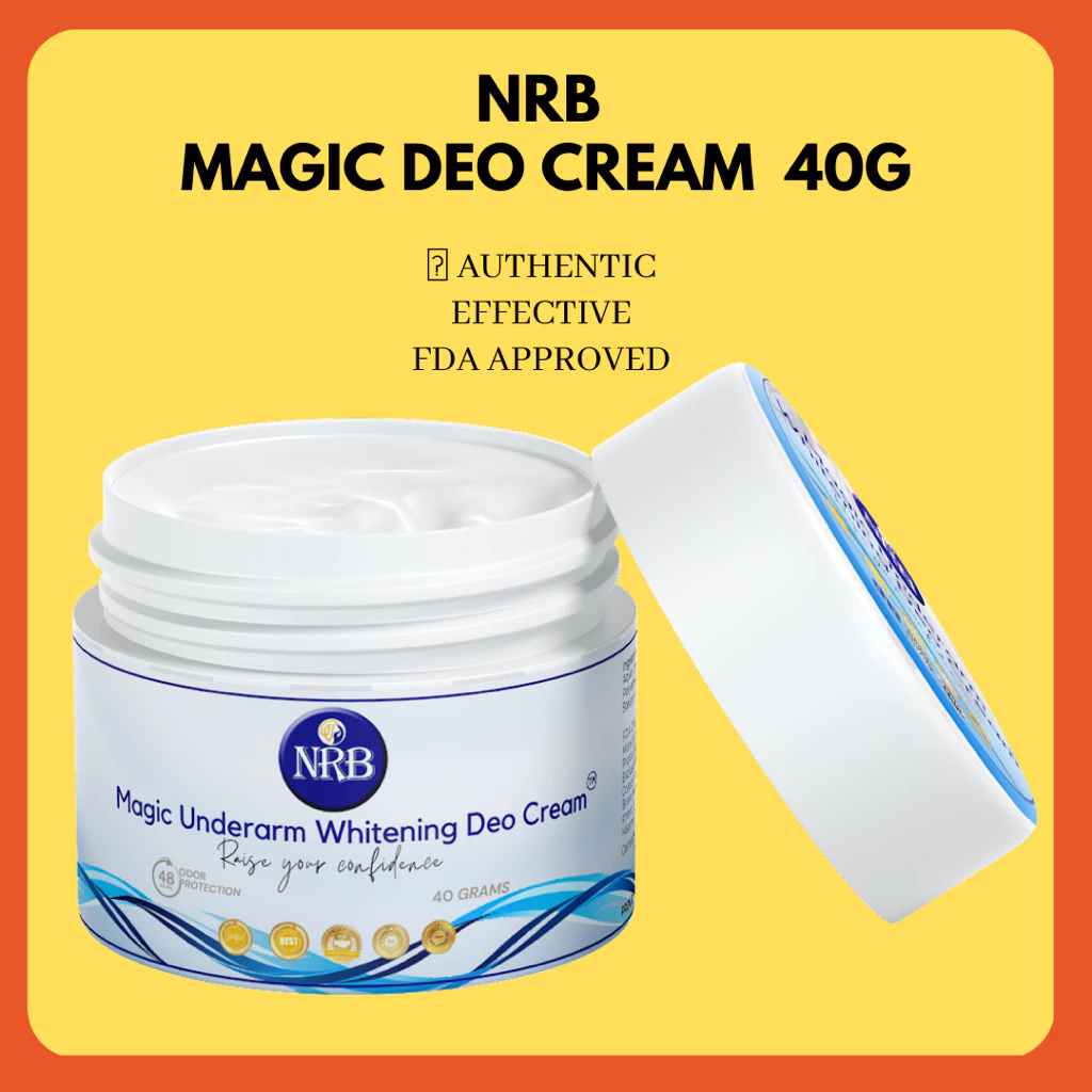 AUTHENTIC NRB Magic Underarm Whitening Deo Cream 40g ORIGINAL | Shopee ...