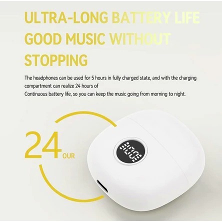 JBL Z38 Digital Display Touch Control Stereo Sound Wireless Earphones ...