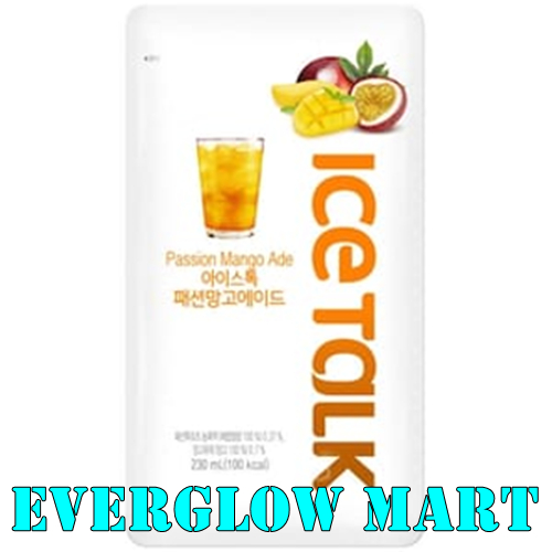 ICETALK PASSION MANGO ADE 230ML POUCH JUICE DRINKS EVERGLOW MART ...