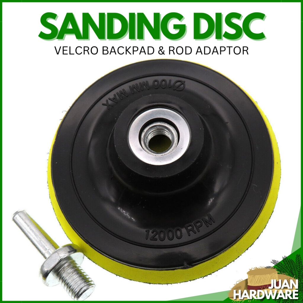 4 inch Sanding Disc Wheel Backing Pad and Grinding Rod Adaptor ...