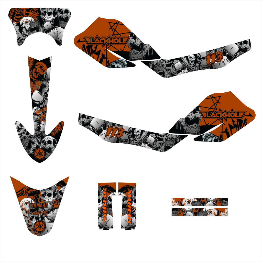 Yamaha Serow XT 250 ( 2005 - 2022 ) Graphics kit Sticker Decal | Shopee ...