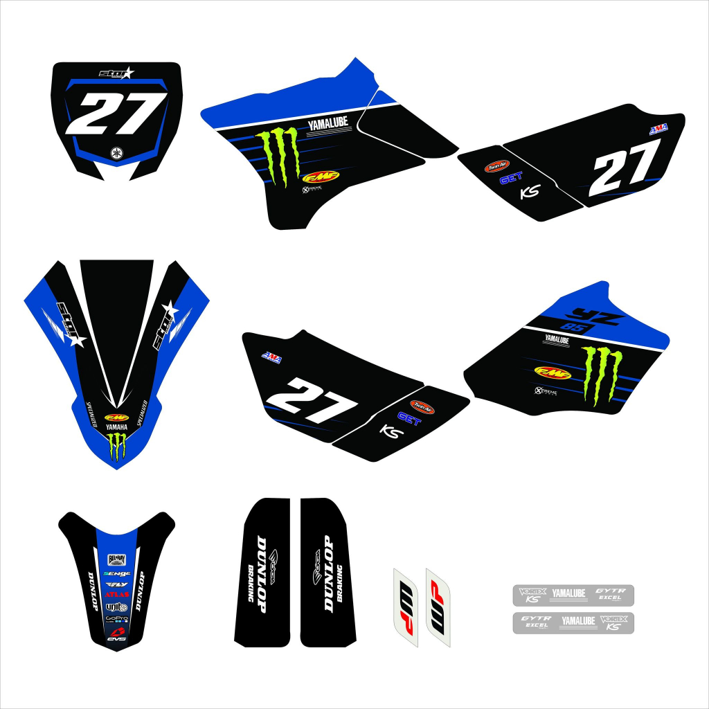 Yamaha YZ 85 ( 2015 - 2021 ) Graphics kit Sticker Decal | Shopee ...