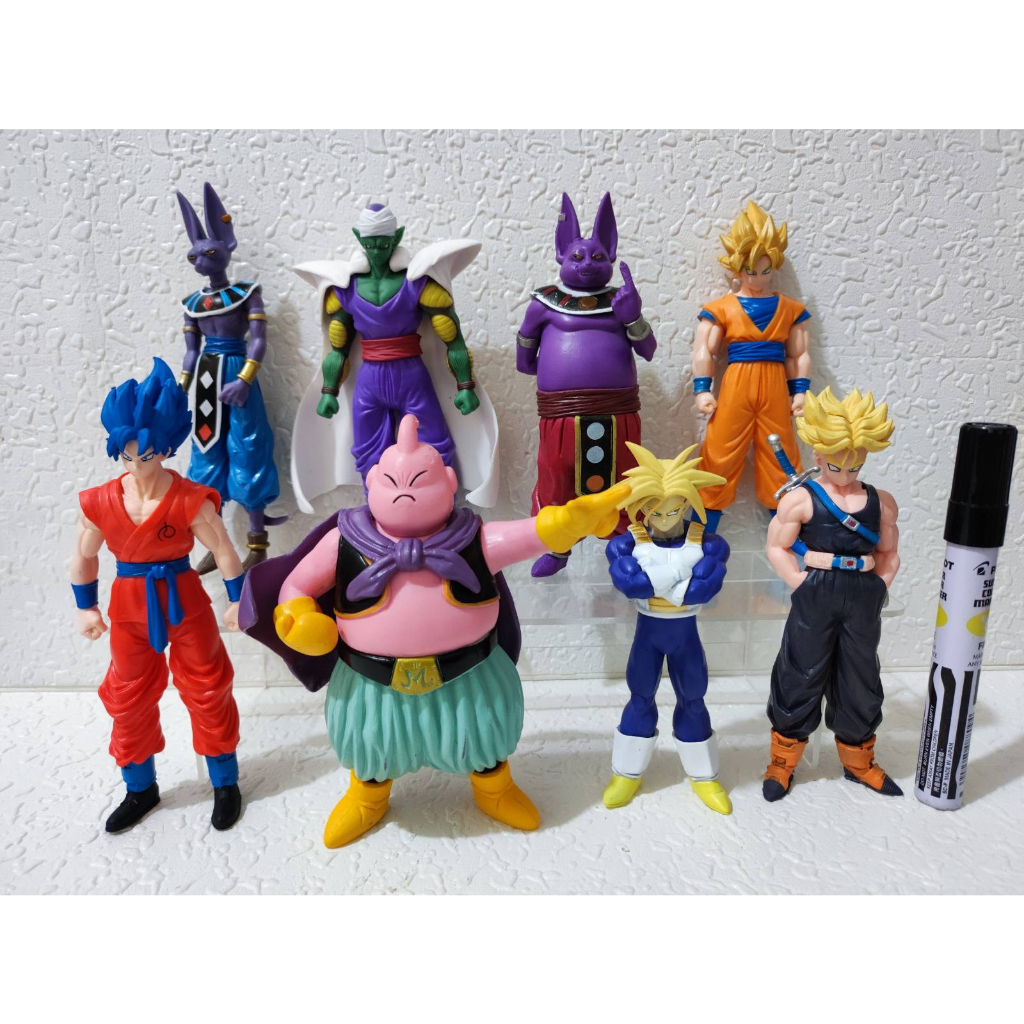 Dragon Ball Z DBZ Goku Trunks Vegeta Piccolo Majin Buu Beerus Champa ...