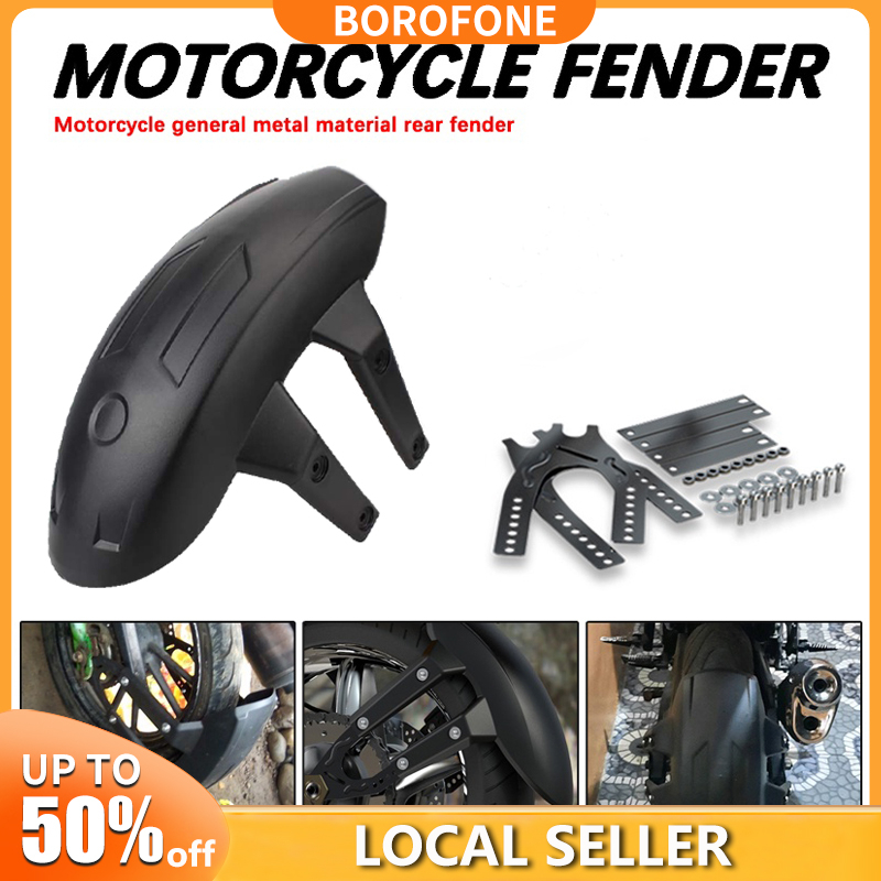 Universal Motorcycle Rear Mudguard Rear Wheel Cover Splash Plate ...