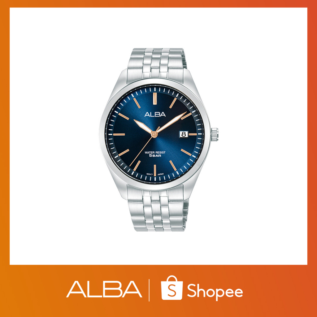 ALBA Philippines AS9S13X1 Blue Dial Stainless Steel Strap Men's Quartz ...