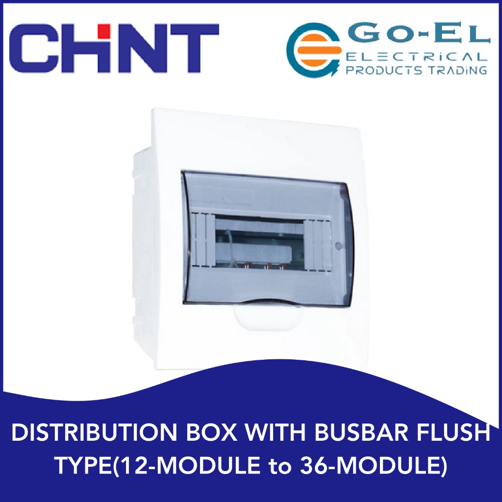 CHINT Distribution Box with Busbar Flush Type (12-Module to 36-Module ...