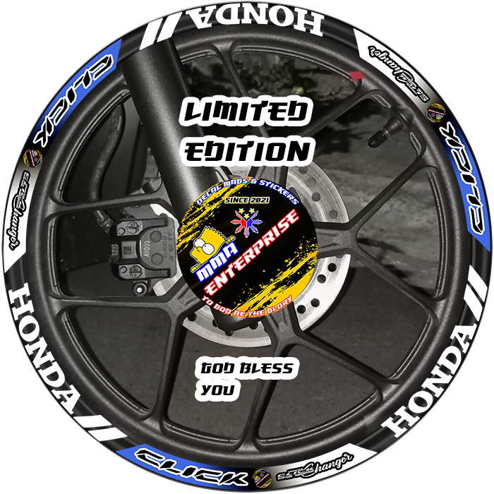 HONDA CLICK THE GAME CHANGE MAG DECAL STICKER LIMITED EDITION BY MMA ...